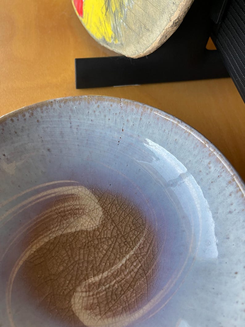 Vintage Hagi Yaki Japanese Glass Pottery Hachi Sora Blue Set - Etsy