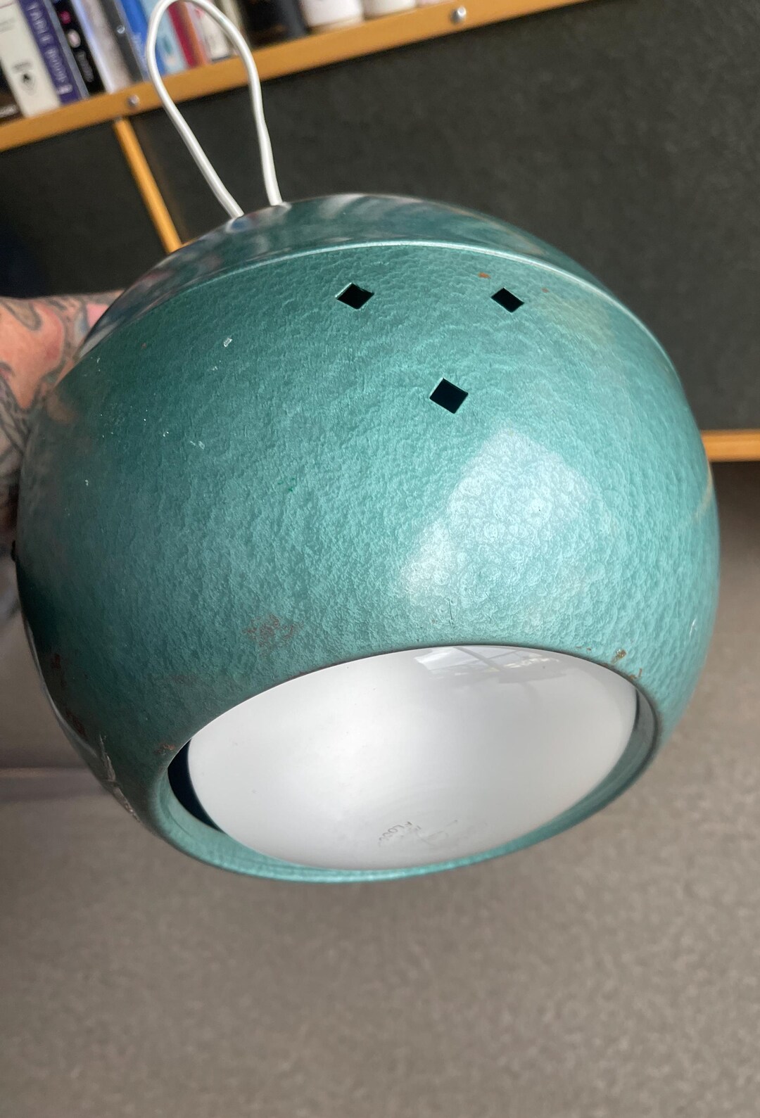 50s On-a-lite Corp Atomic Mid Century Modern Swag Lamp - Etsy