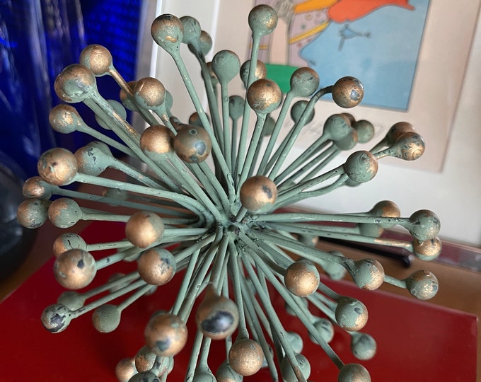 Sputnik Atomic Design Metal Table Sculpture Object - Etsy
