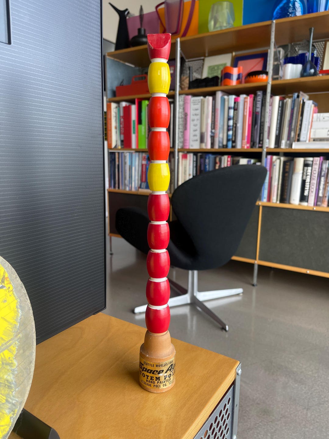 60s Fred Bassetti Space Age Totem Pole Wood Sculpture World's Fair ...