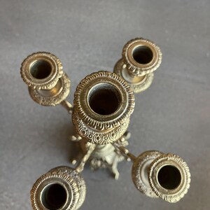 Vintage Italian Baroque Style Brass Brevetto Candelabra - Etsy
