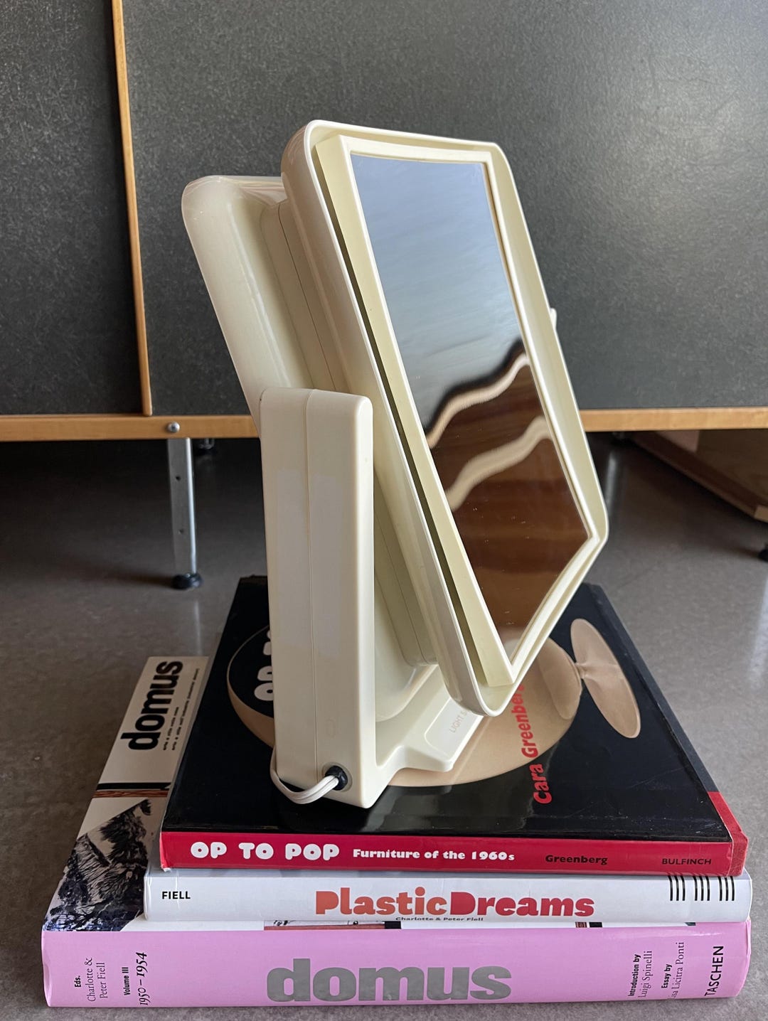 70s Wall Mirror Space Age Rotating Light Hong Kong JC Penny - Etsy