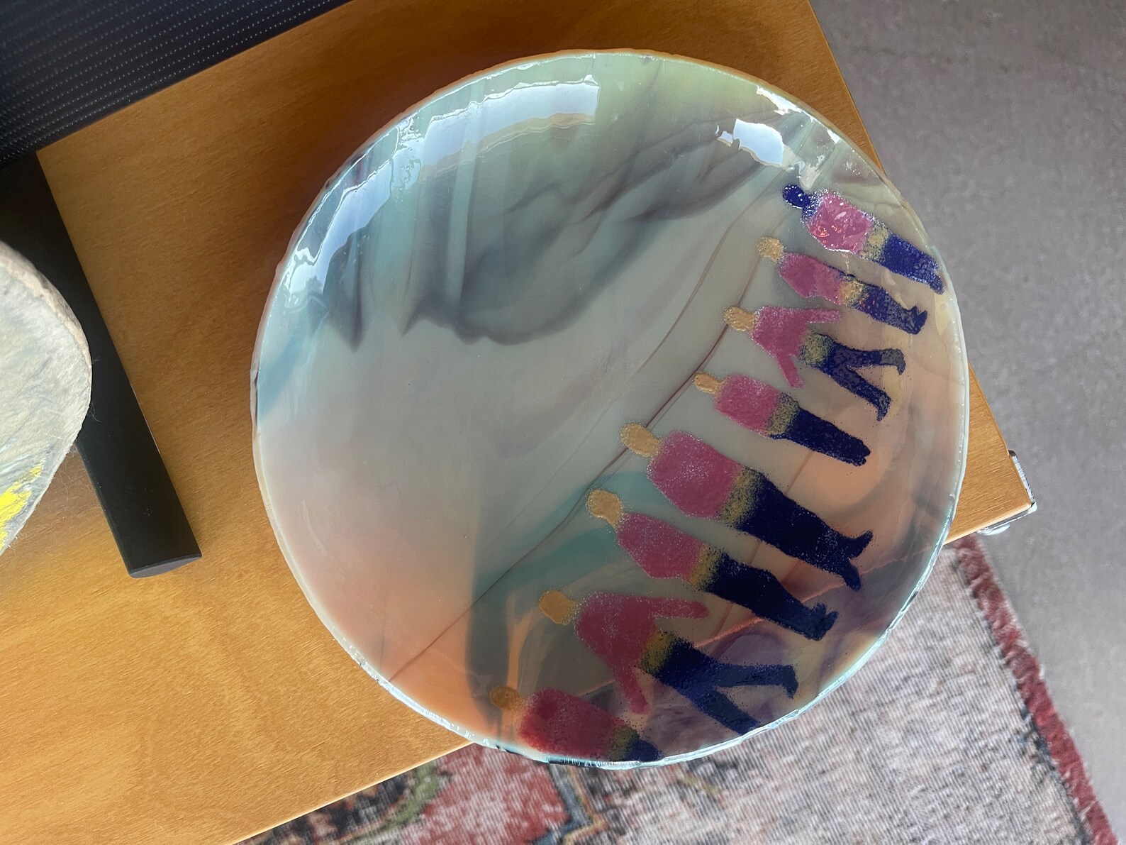 Postmodern Mixed Slump Glass Studio Transluscent Thick Art Object - Etsy