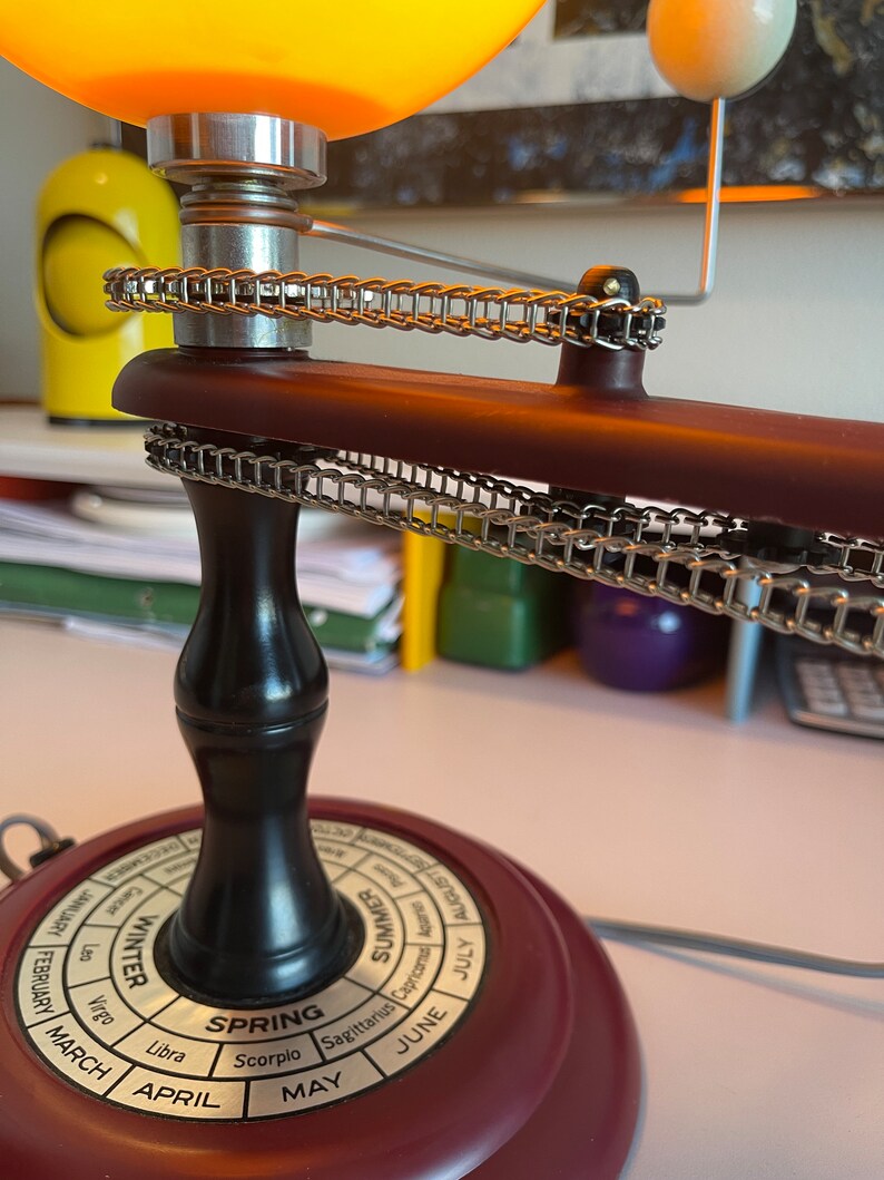 Trippensee Vintage Planetarium Solar System Model Lamp Space Age ...