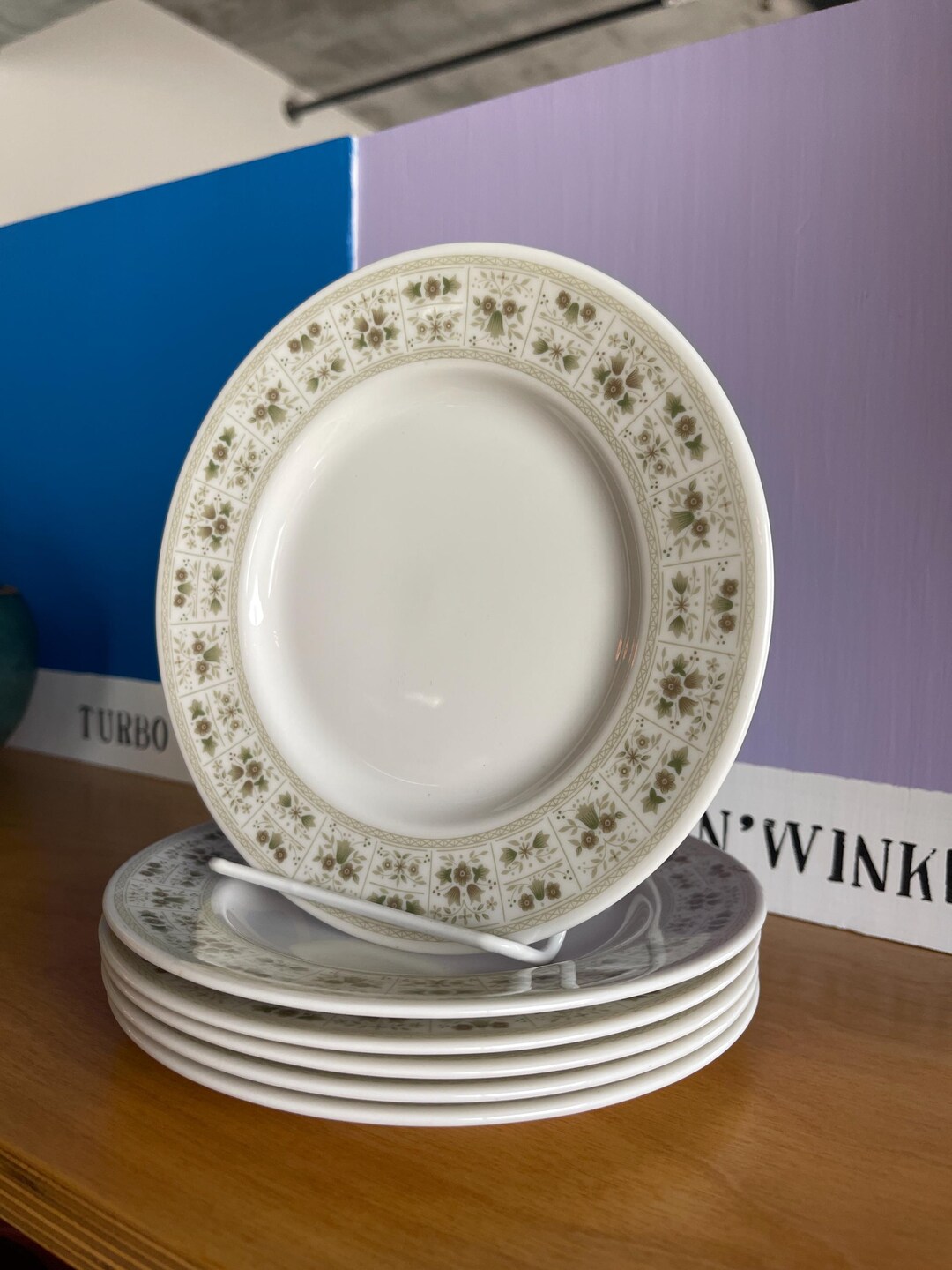 70s Royal Doulton Samarra Pattern Bread Plates Vintage - Etsy