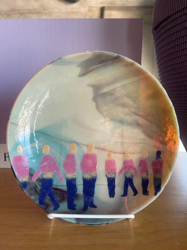 Postmodern Mixed Slump Glass Studio Transluscent Thick Art Object - Etsy