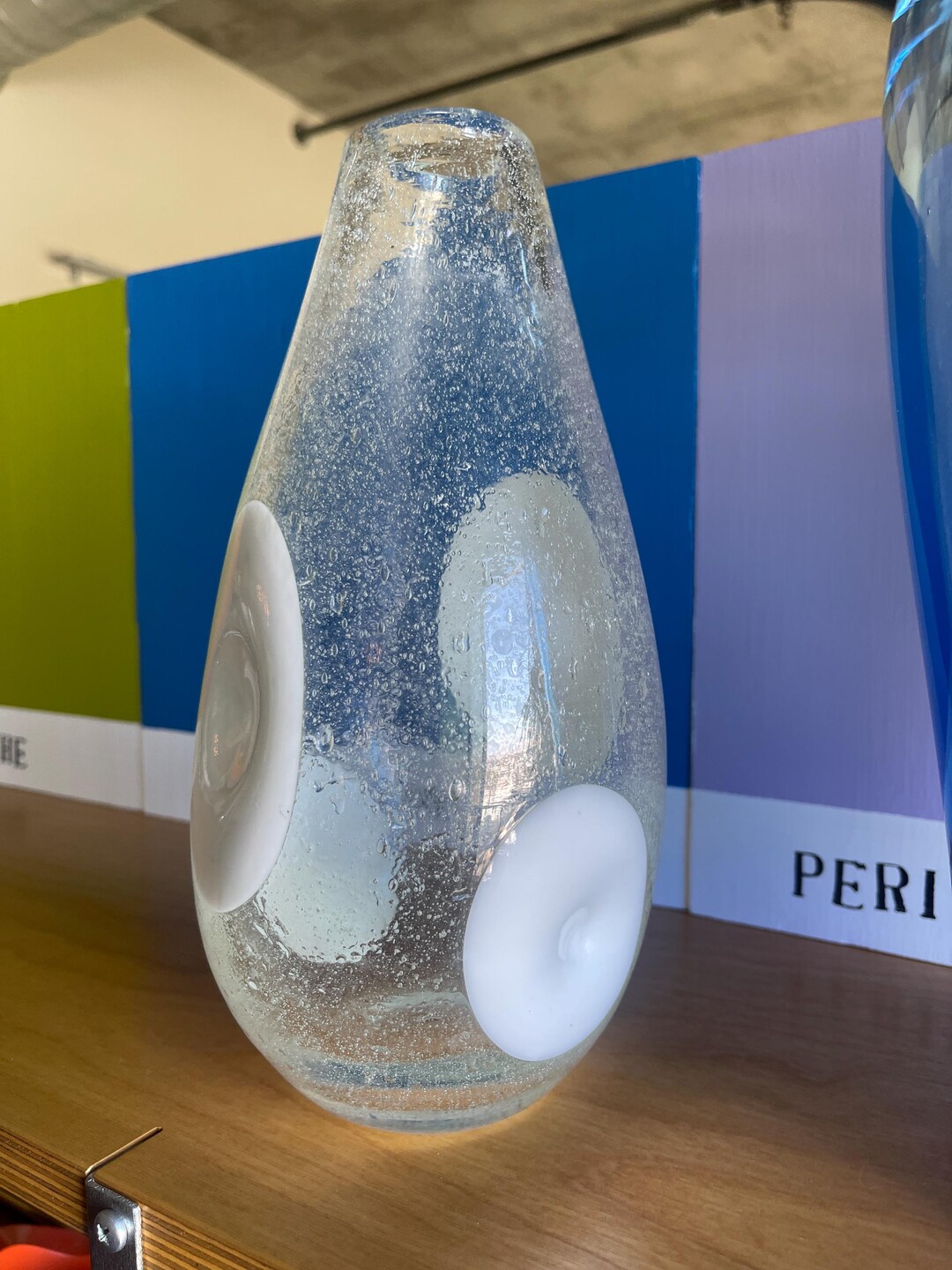 Postmodern Space Age White Dot Vase - Etsy