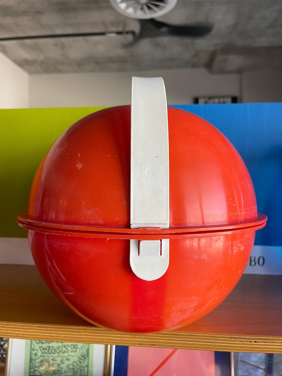 Space Age Ingrid Chicago Vintage Plastic Picnic Ball Basket Heller - Etsy