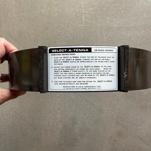 Vintage Select-a-tenna AM Radio Signal Booster Mid Century Plastic ...