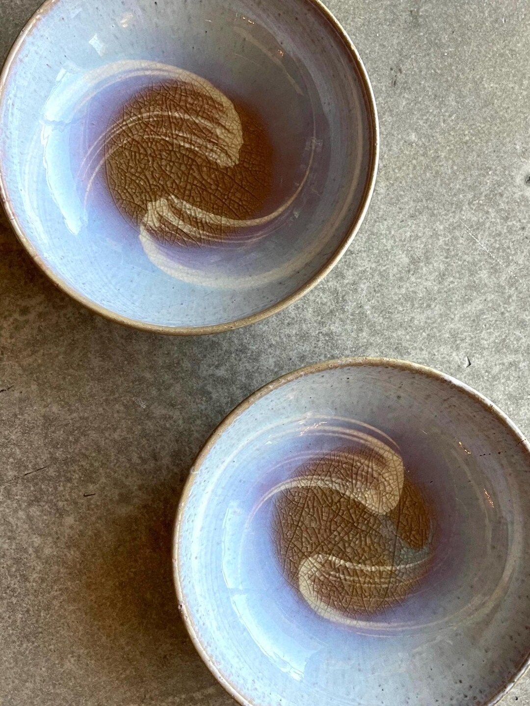 Vintage Hagi Yaki Japanese Glass Pottery Hachi Sora Blue Set - Etsy