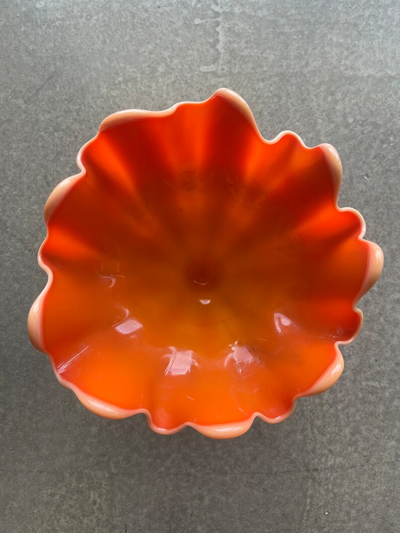 LE Smith Bittersweet Pedestal Glass Compote Bowl - Etsy