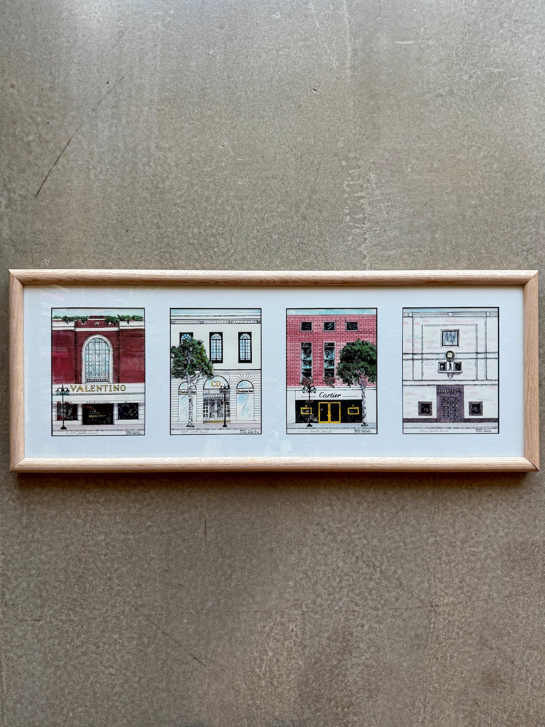 90s Judith Hurst Baer Beverly Hills Quadriptych Storefront Edition ...