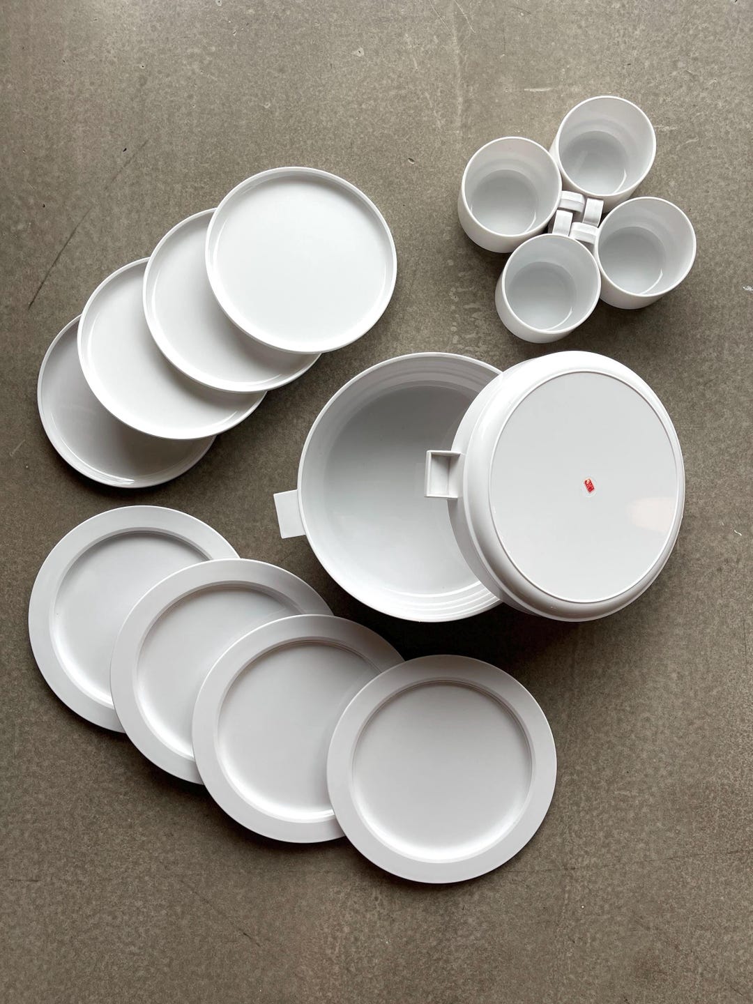 Space Age per Alimenti Italy Set Vintage Plastic Heller Style ...