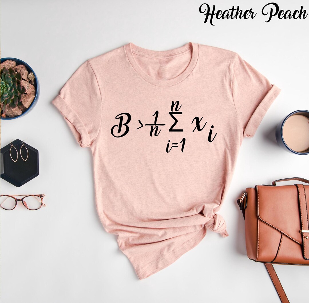 Funny Math - Be Greater Than Average T-shirt, Math Humor Tee, Geeky ...
