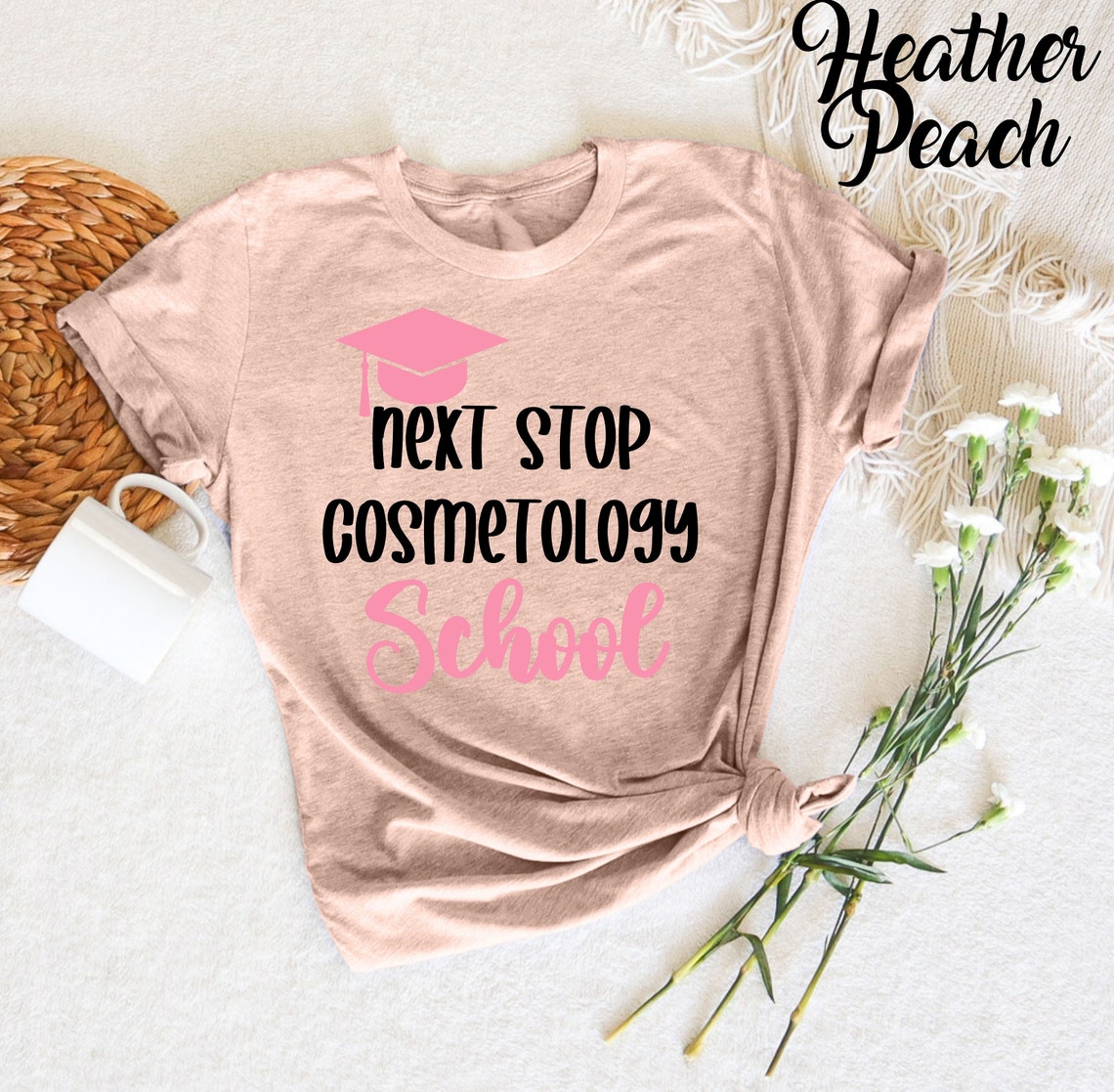 Next Stop Cosmetology School T-shirt, Future Cosmetologist T-shirt ...