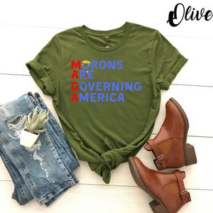 Morons Are Governing America Funny Trump 2024 T-shirt, Hilarious ...