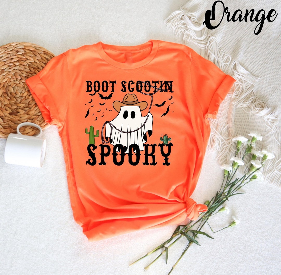 Boot Scootin Spooky, Cowboy Ghost, Toddler Halloween, Halloween Funny ...