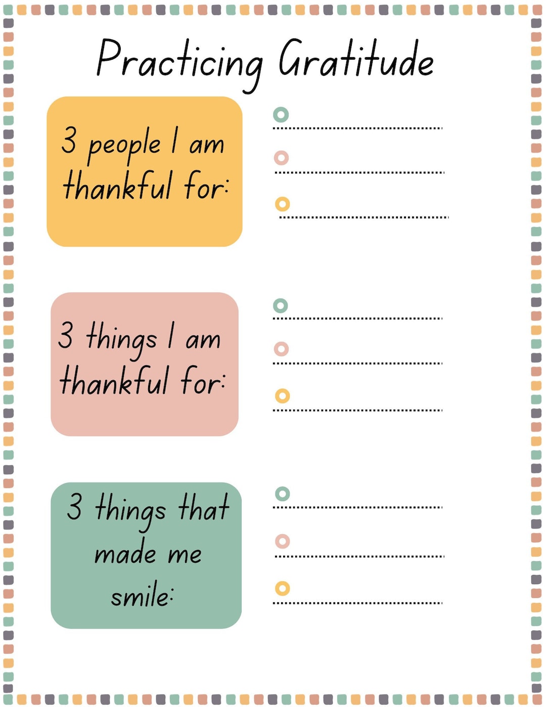 Gratitude Journal Thankful Journal Toddler Journal Kids - Etsy