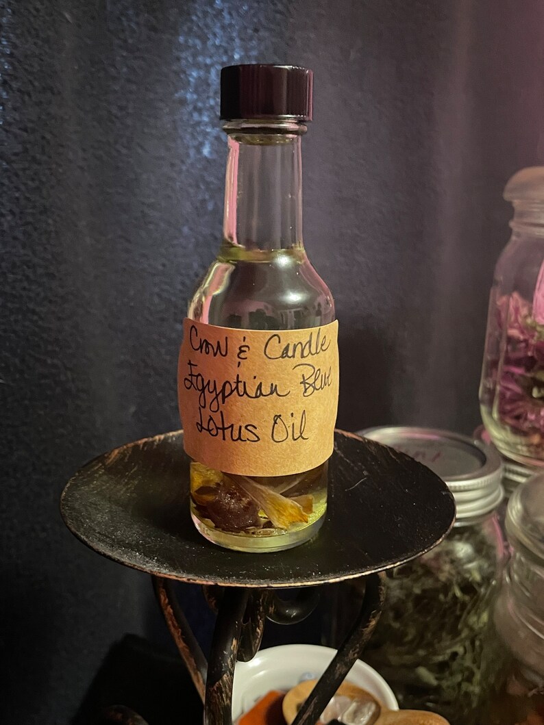 Egyptian Blue Lotus Ritual Oil - Etsy