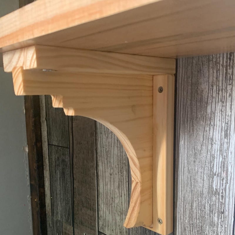 Wood Shelf Brackets - Etsy