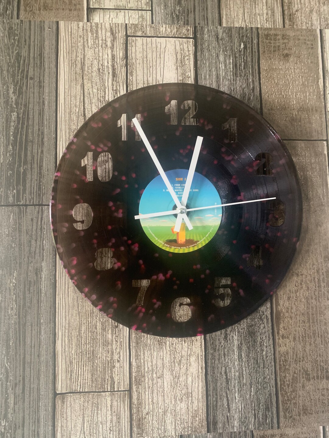Custom Vinyl Record Clock - Etsy