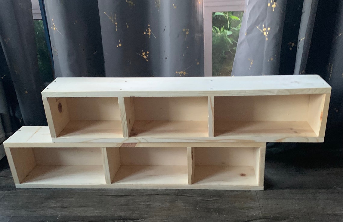 Shelf Wooden Storage Shelf Stackable Shelves - Etsy