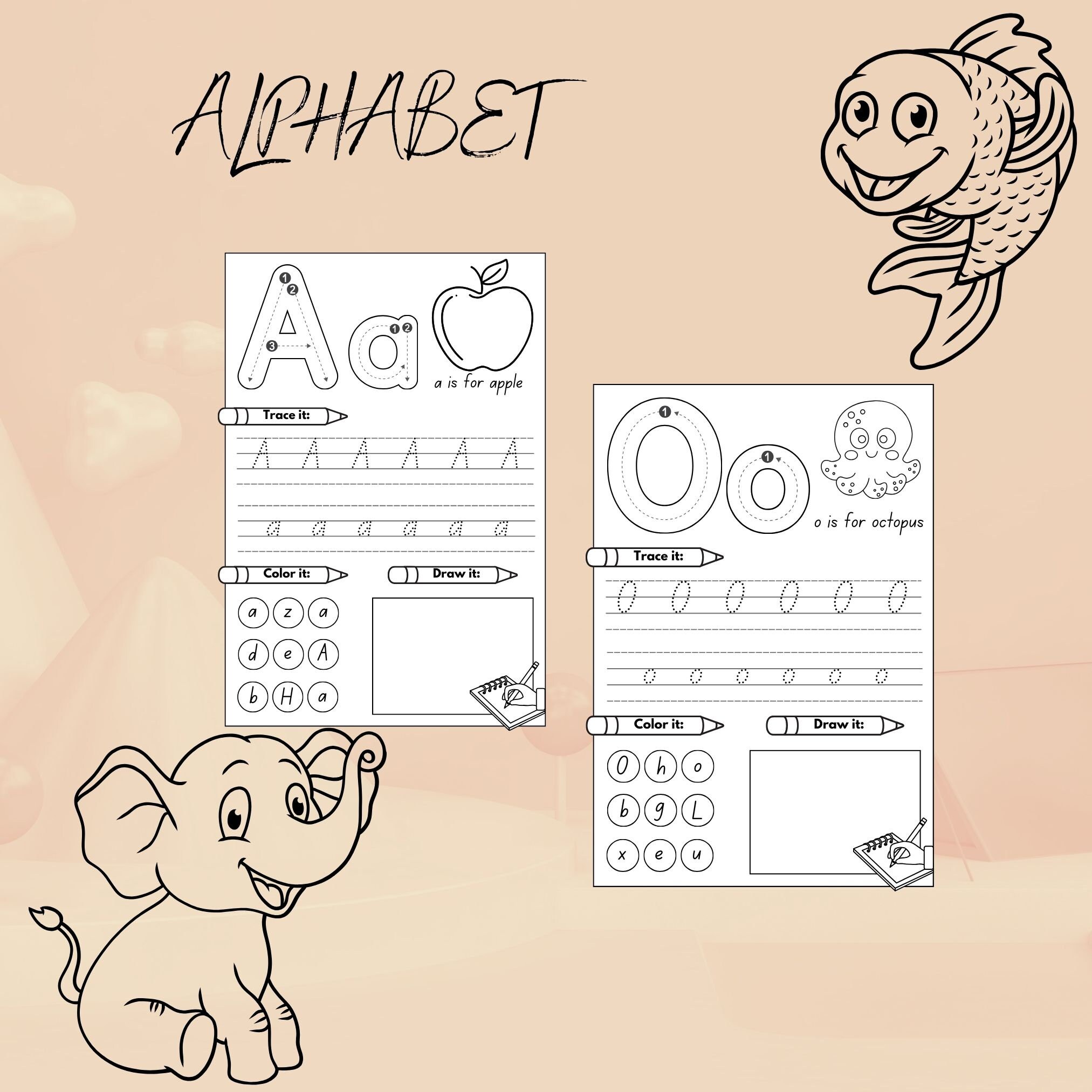 Alphabet Tracing | English Alphabet | Learn English | English for Kids ...