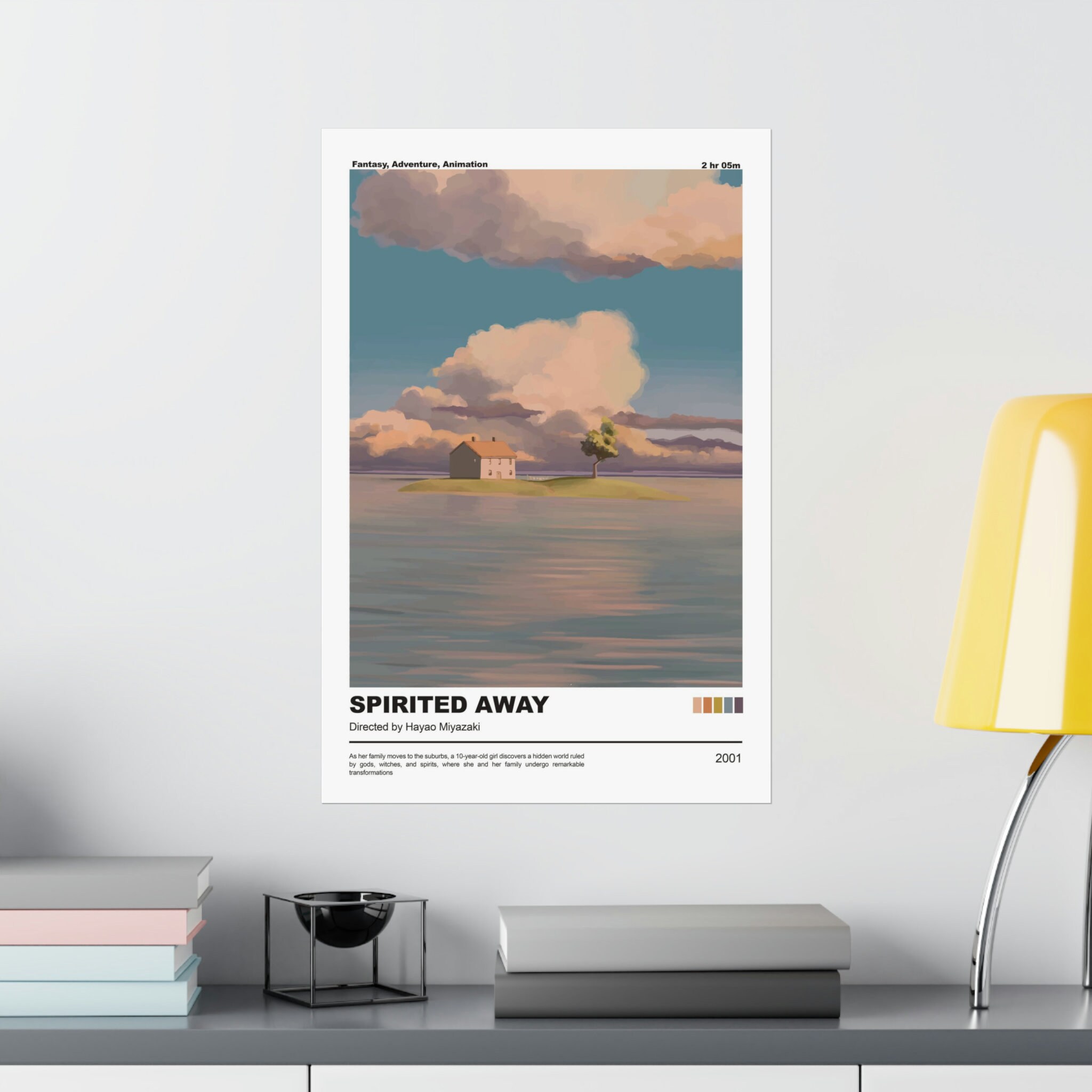 Spirited Away Retro Movie Poster Digital Download Studio - Etsy