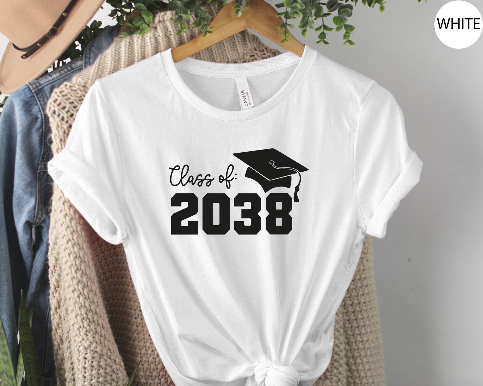 Class of 2038 2039 Handprint Shirt, Kindergarten, First Day of School ...