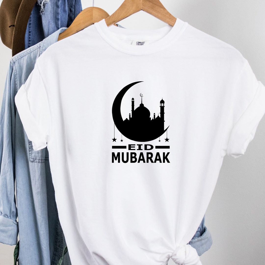 Comfort Colors Shirt, Eid Mubarak T-shirt, Muslim Shirt, Eid Mubarak ...