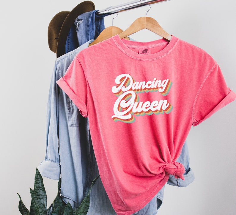 Comfort Colors Shirt, Retro Dancing Queen Shirt, Dancer T-shirt ...