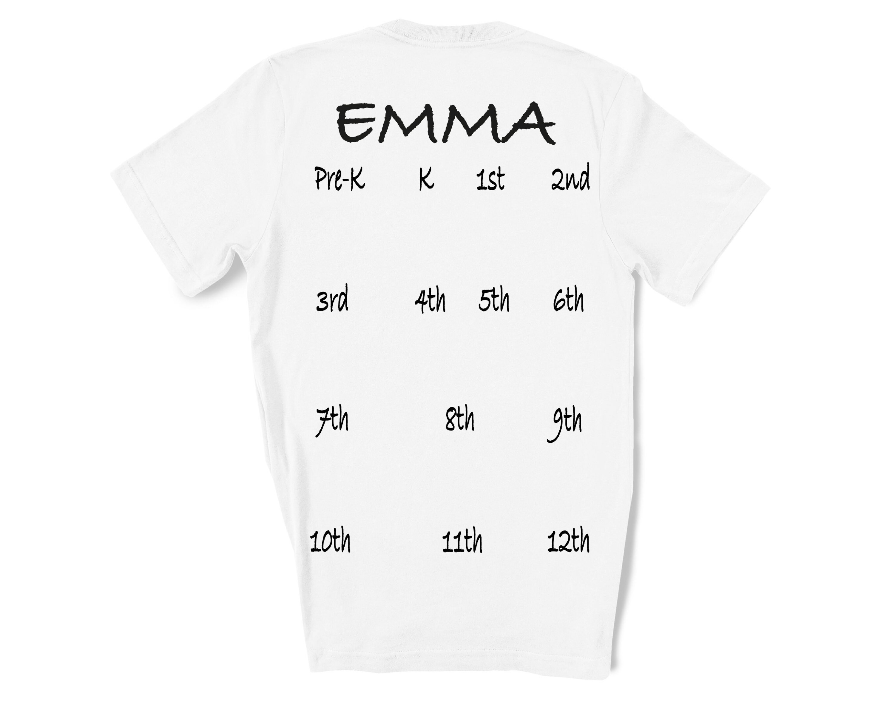 Class of 2040 2041 Handprint Shirt, Kindergarten, First Day of School ...