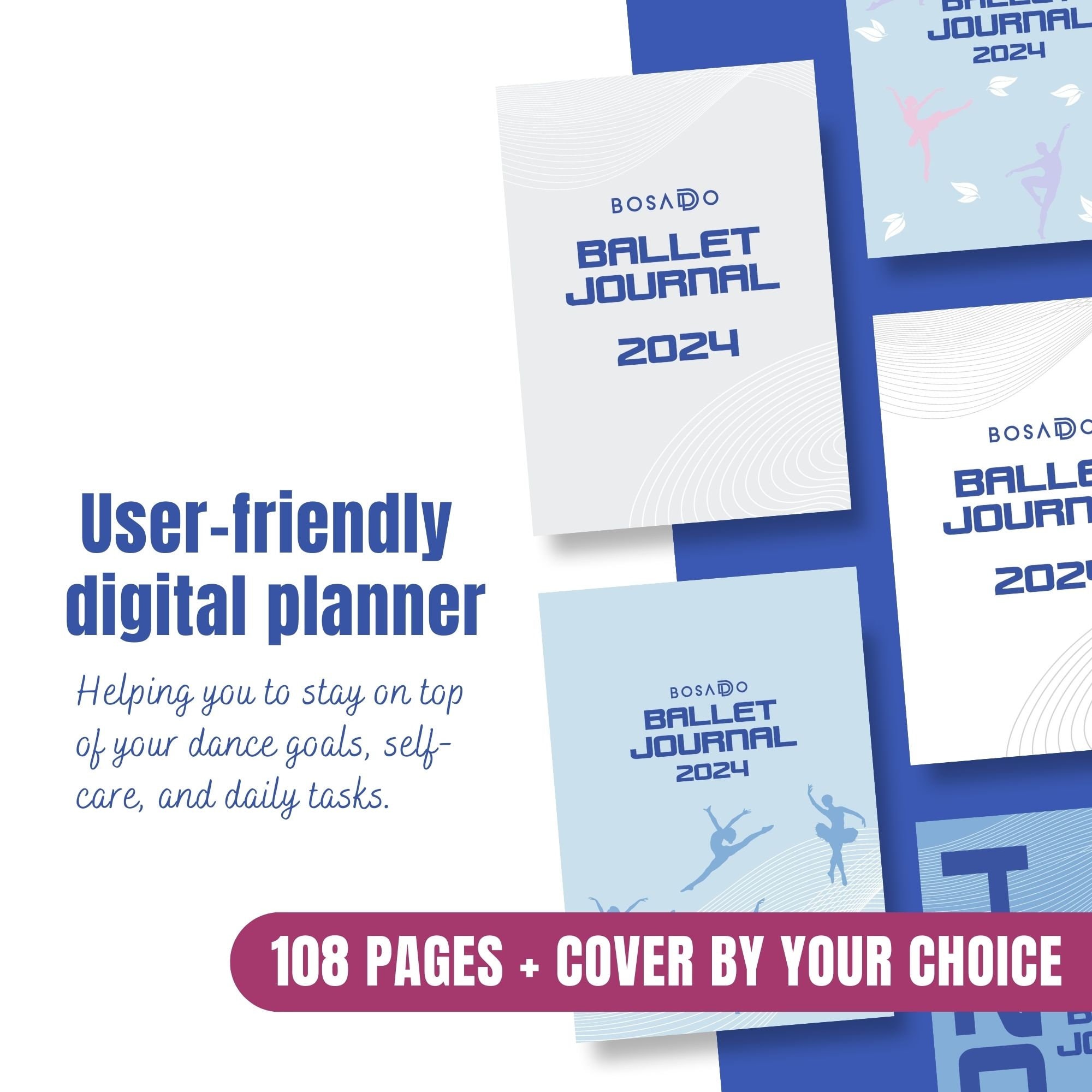 Printable Ballet Journal Digital Ballet Planner Ballet Gifts Printable Dance Planner Dance ...