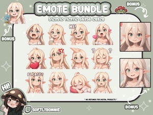 27 Cute Emotes Bases for Twitch, DIY Your Own Emotes, Discord Stickers ...