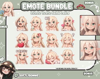 SUPER BUNDLE Emote Pack Milania : Vanilla Skin . Butter Blonde Hair ...