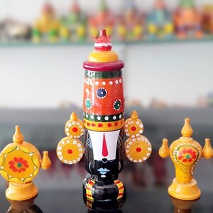 Handcrafted Venkateshwara Swamy Idol – Kondapalli Wooden Toy - Etsy