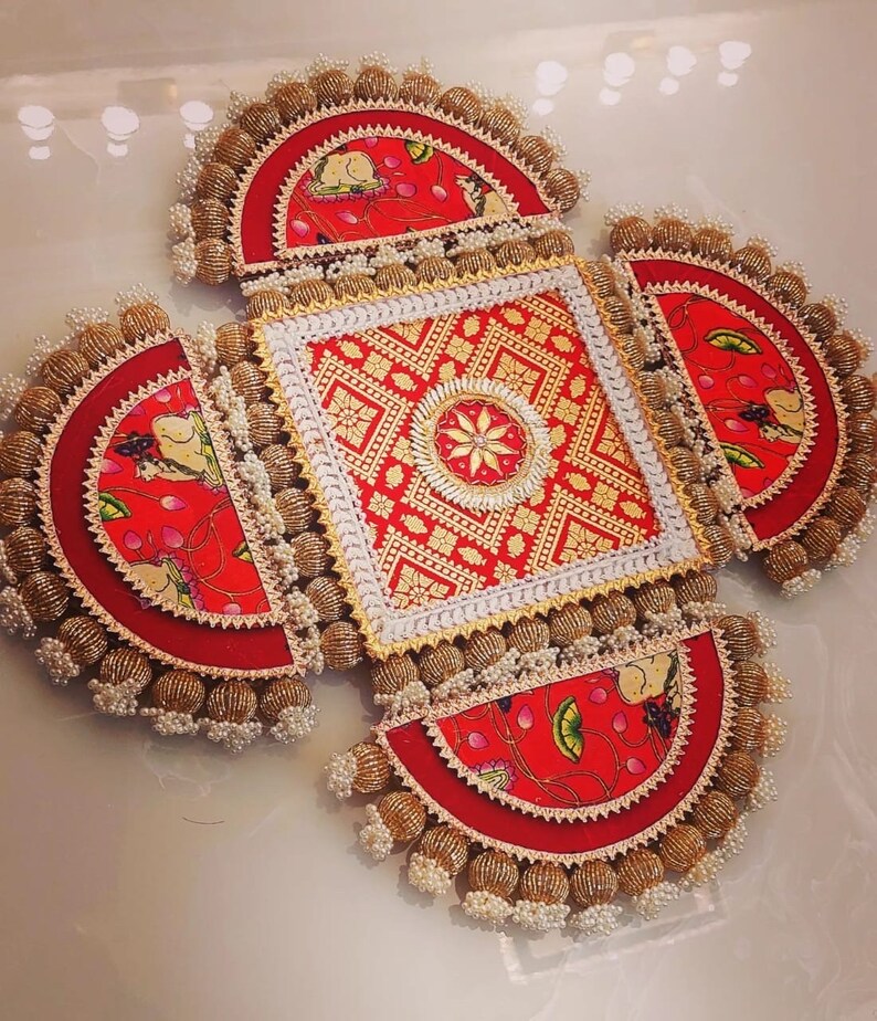 Heavy Rangoli Set Tea Light Holder Set|decorative Rangoli Dipak ,home ...