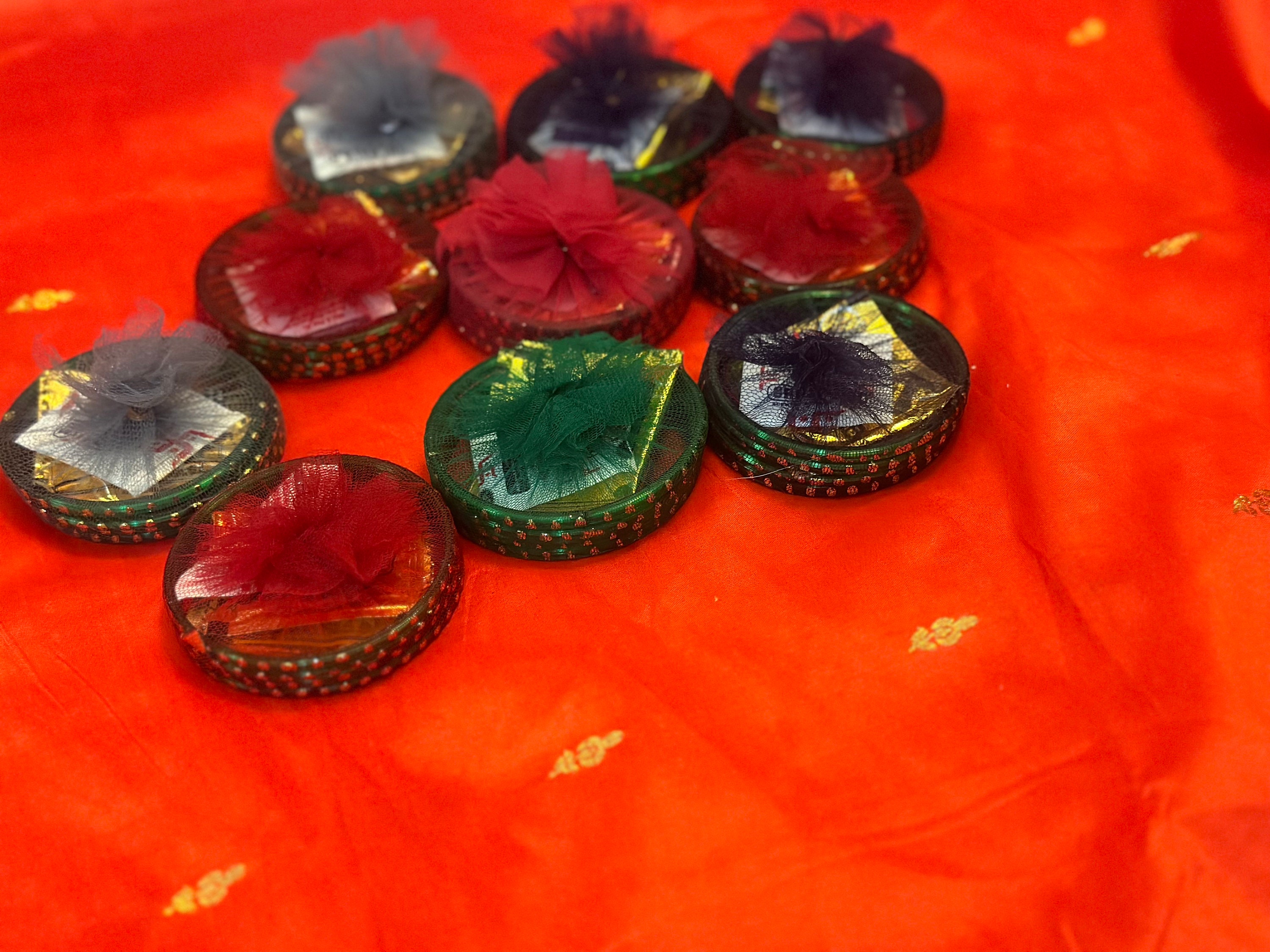 Bangles With Haldi Kum Kum/ Supari for Return Gift Favor for Wedding ...
