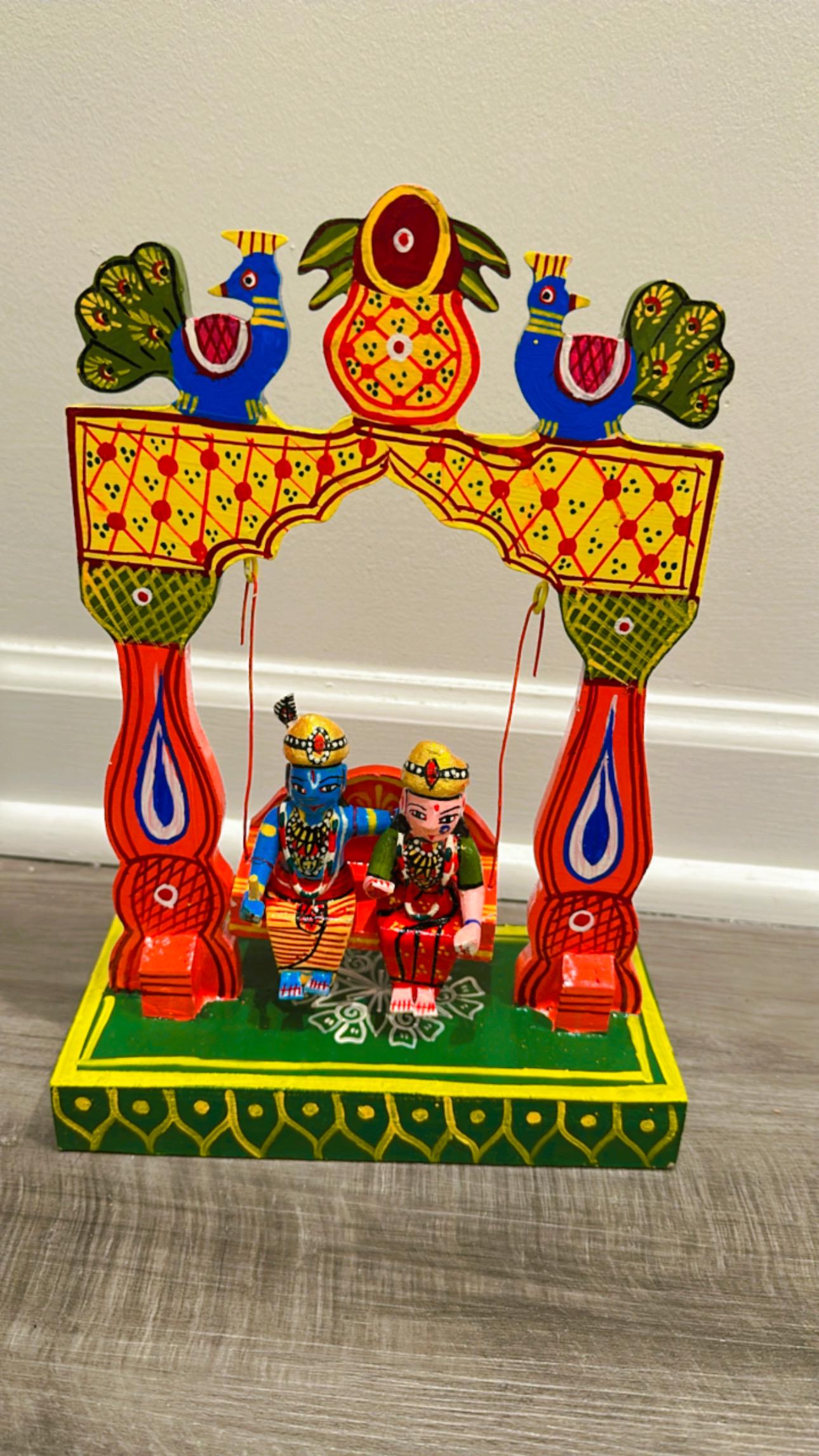 Radha Krishna Set|pot Set |veena Kondalpalli Collection , Golu Dolls ...