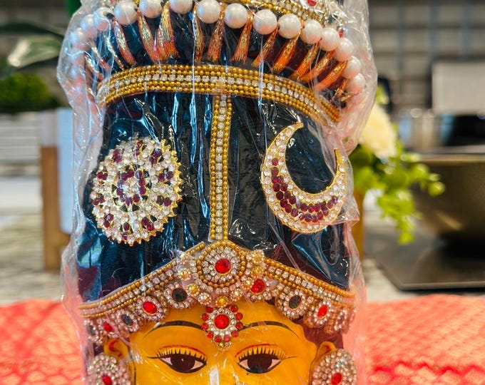 Stone Decorated Varalakshmi Face Idol for Pooja / Varalakshmi Devi ...