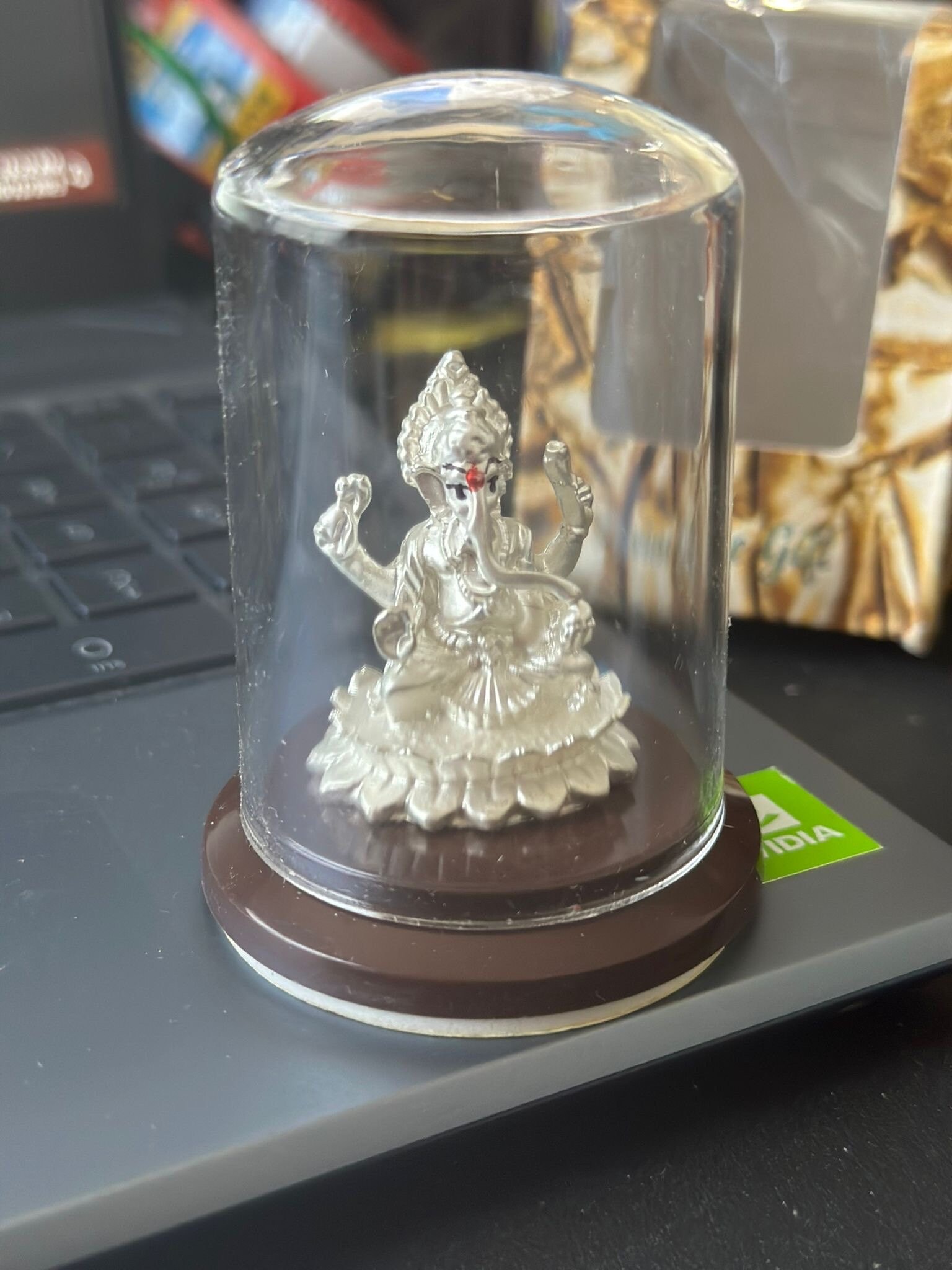 Handcrafted German Silver Ganesh Statue, Hindu Wedding Decor - Etsy