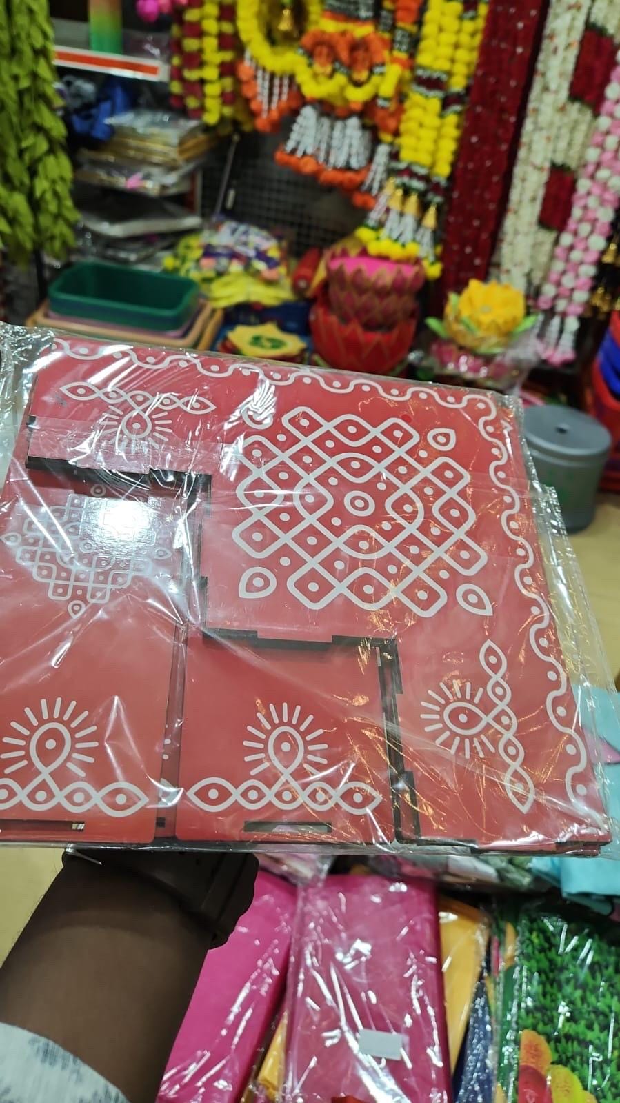MDF Detachable 3 and 5 Steps Golu Padi and Diya Stand Handicrafted for ...