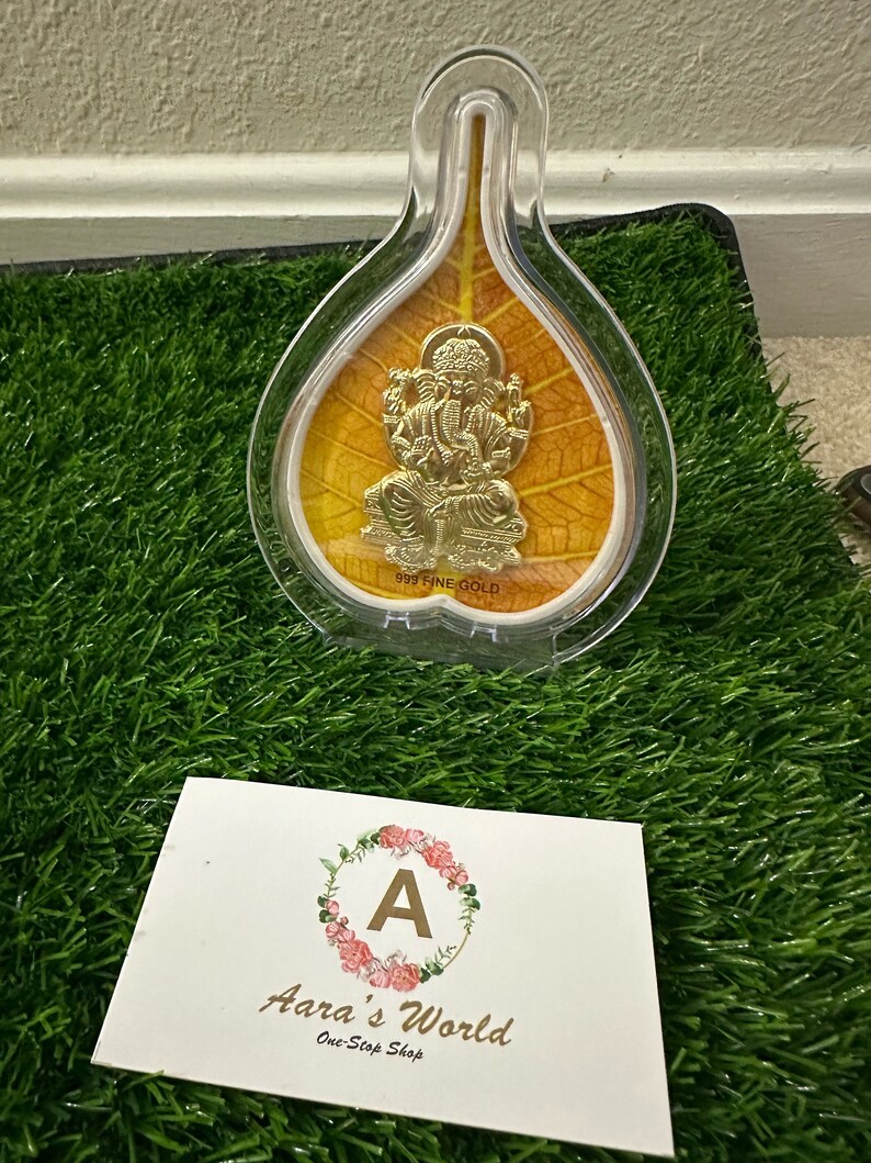 999 Pure Silver Ganesh Photo Frame, Indian God Silver Frame, Ornate ...