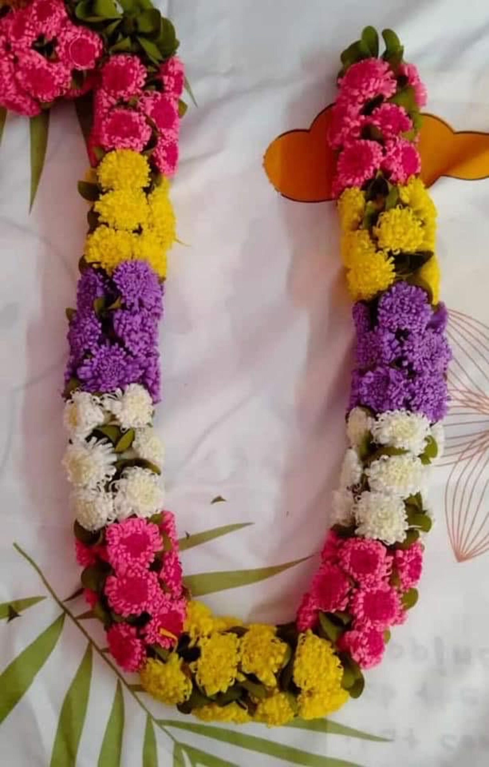 Gaja Mala/ Garland for Varalaxmi Ammavaru Looks Like Original Flower ...
