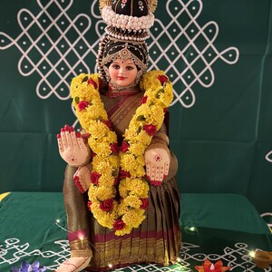 Gaja Mala/ Garland for Varalaxmi Ammavaru Looks Like Original Flower ...
