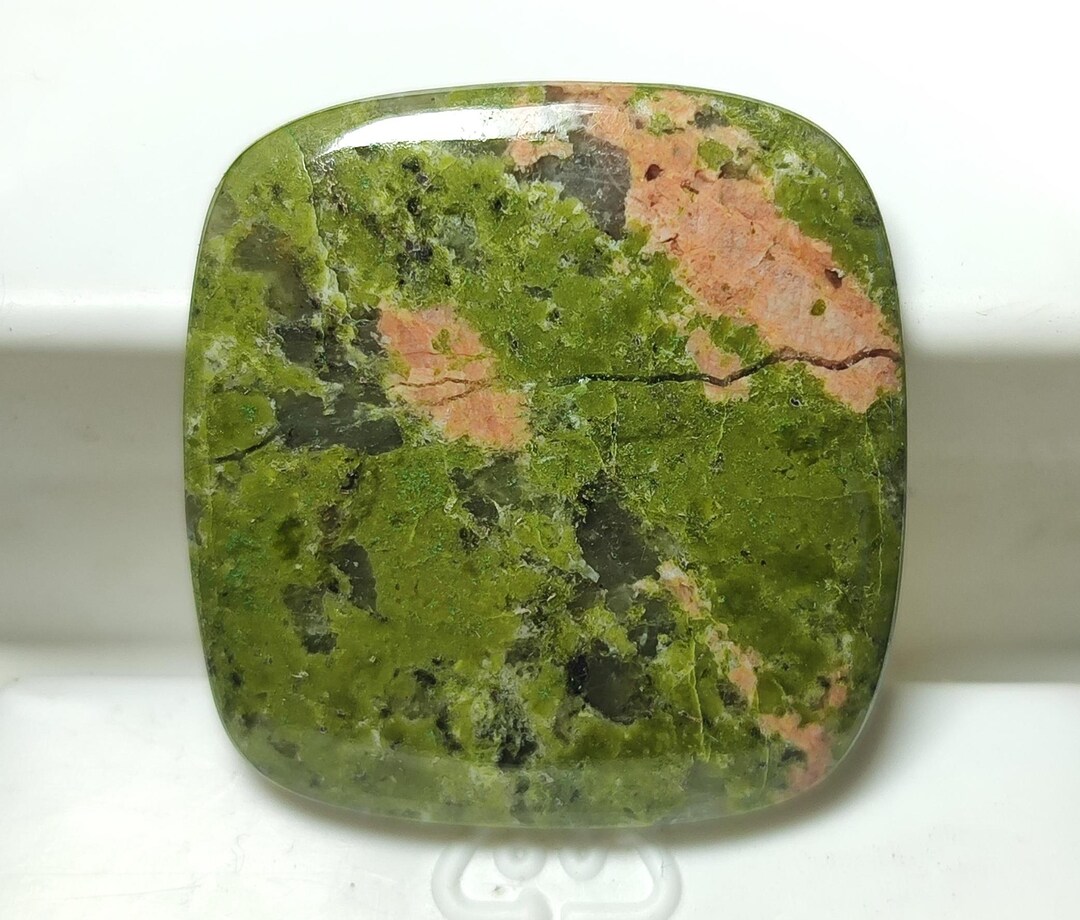 AAA+ Quality!!! Unakite Jasper Cabochon Cushion Shape Natural Gemstone ...