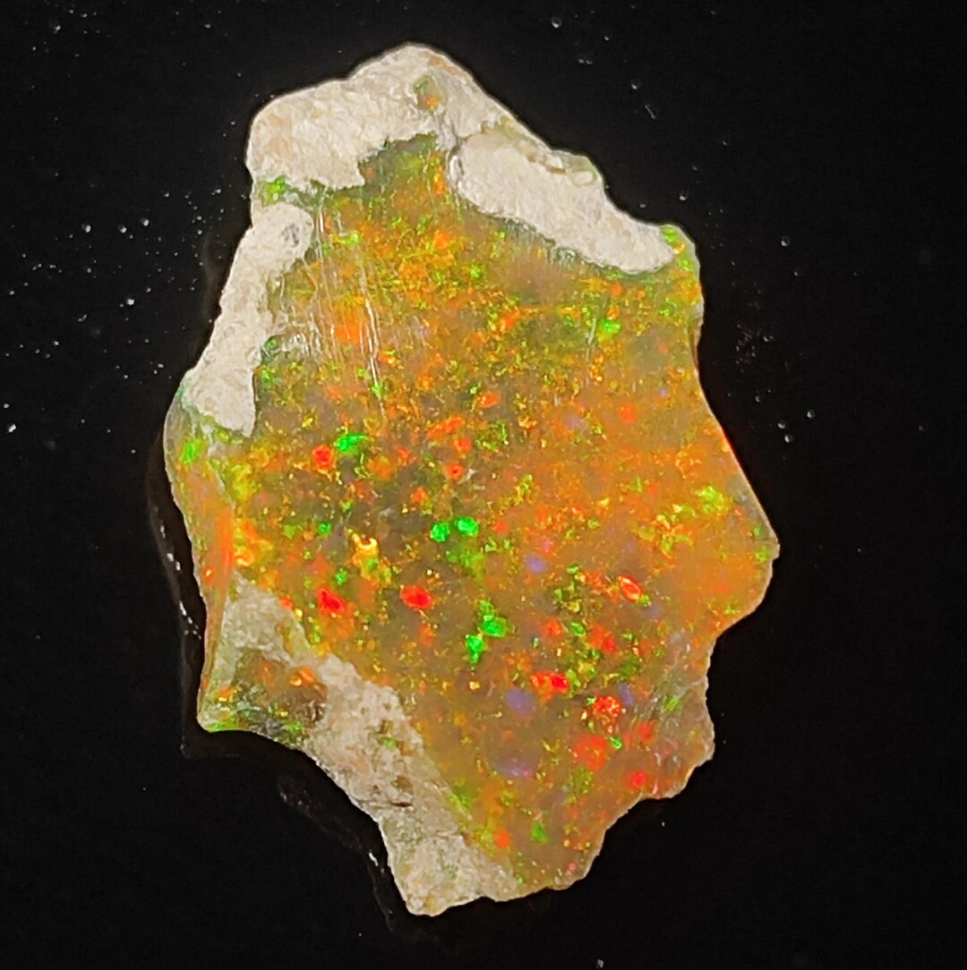 Ethiopian Opal Chips Rough,natural Opal Raw Chips, Welo Fire Opal Raw ...