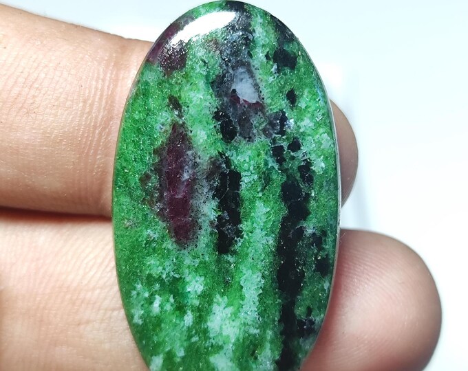 Classic Natural Ruby Zoisite Gemstone, Ruby Zoisite Cabochon Ruby ...