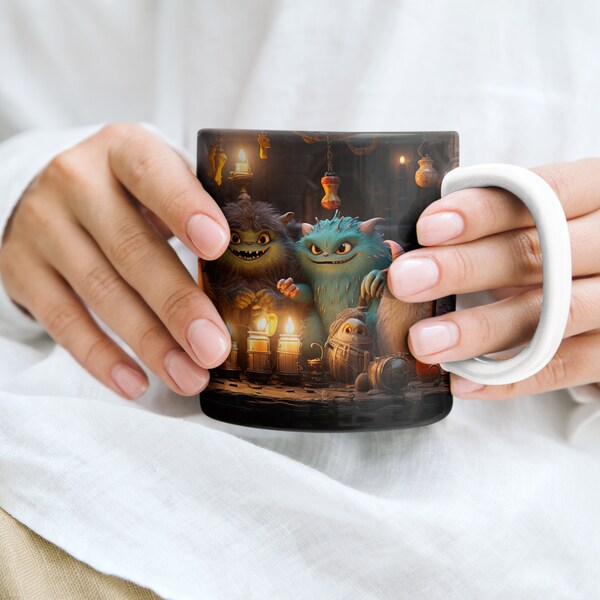 Monster Mugs - Etsy