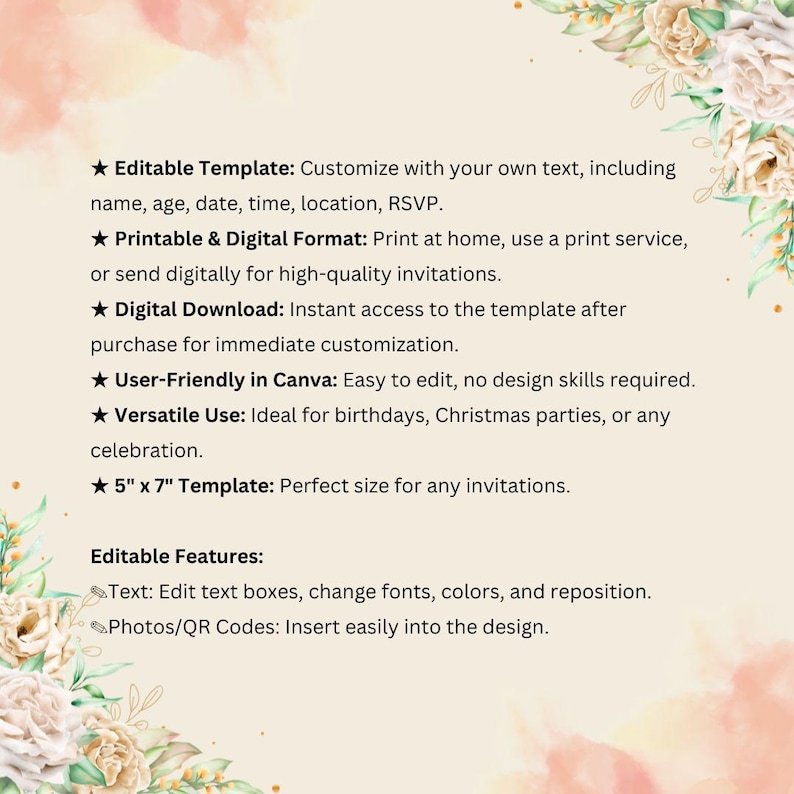 Anniversary Party Invitation Template Editable Party Invite Printable ...